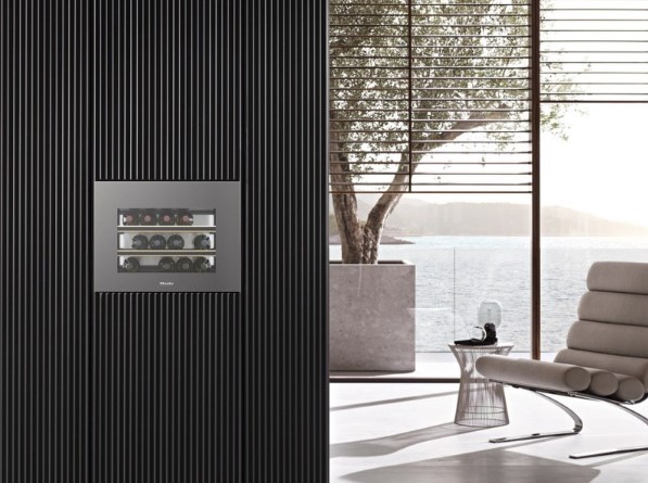 Tủ rượu âm tường Miele KWT 7112 iG OBSW/GRGR - Push2open, bộ lọc tia ...